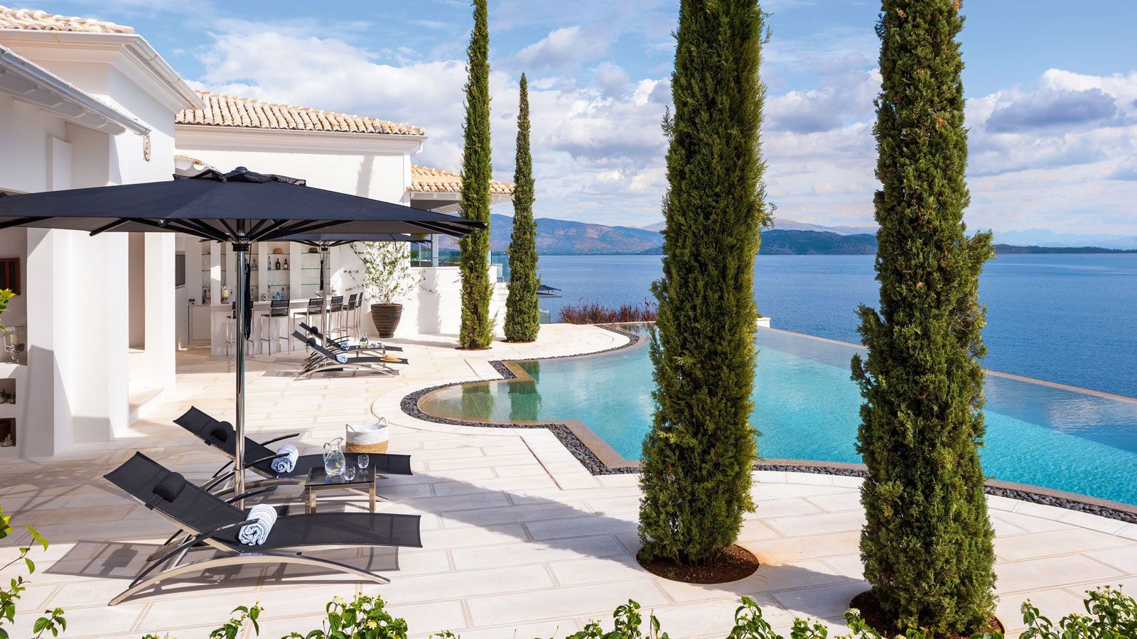 Villa with a view: A clifftop hideaway perched 30m above the sea